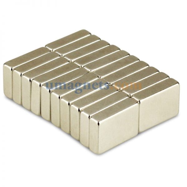 N35 Grade Small Rectangle Magnets 30 Pack Super Strong Rare Earth ...