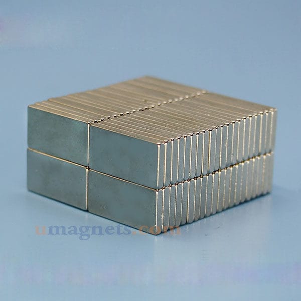 20mmx10mmx2mm Flat Neodymium Block Magnets N52 Super Strong Large ...