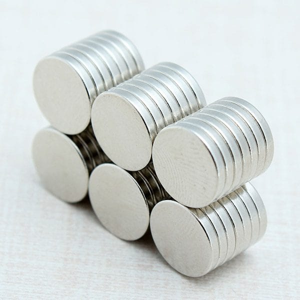 10mm X 1.5mm N35 Strong Neodymium Disc Magnets Nickel Plated Powerful ...