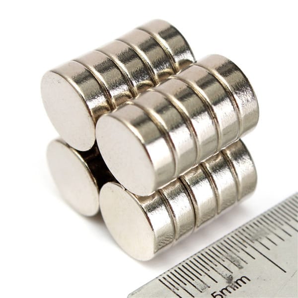 9mm x 3mm N35 Strong Disc Craft Rare Earth Neodymium Magnets Nickel ...