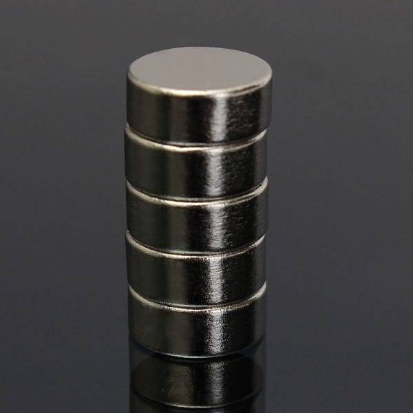 12mm x 5mm N35 Super Strong Round Disc Rare Earth Neodymium Magnets ...