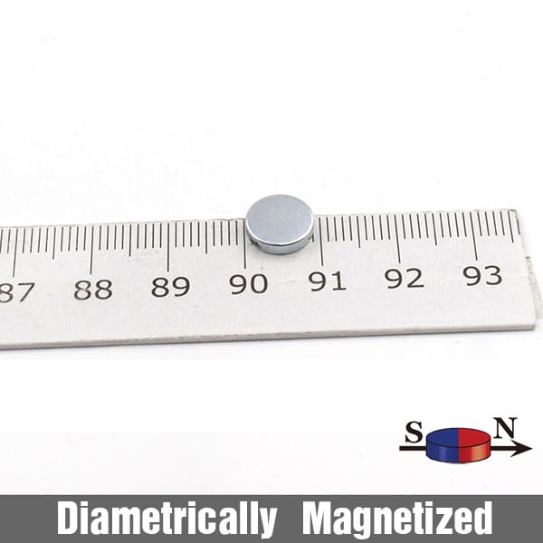 20pcs N35 9mm x 2mm thick Neodymium Diametrically Magnetized Disc ...