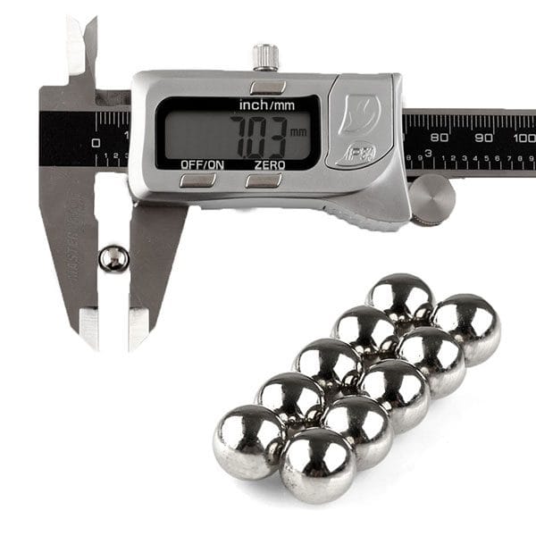 7mm dia Neodymium Sphere Magnet Rare Earth Grade N35 Magnetic Balls ...