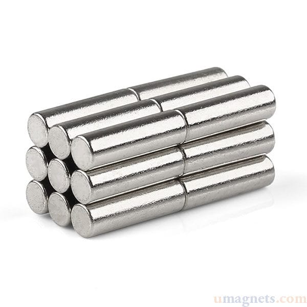 1/8" dia. x 3/8" Thick Neodymium Cylinder Magnets Buy Rare Earth Rod ...