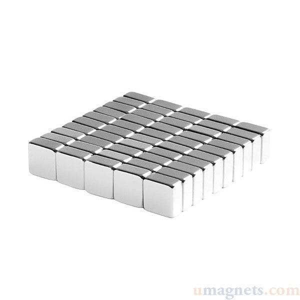 1/4 x 1/4 x 1/8 Inch Neodymium Rare Earth Block Magnets N42 Thin Flat ...