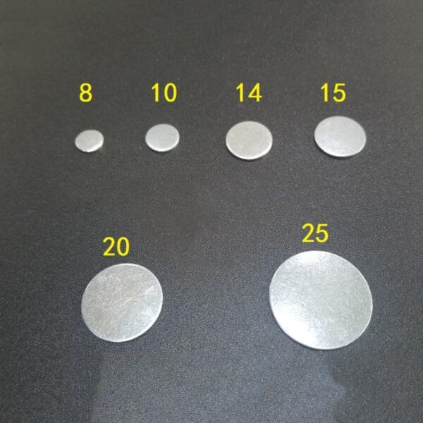 1mm Thick Magnet Strikers Round Metal Disc Steel Strike Plates (500 ...